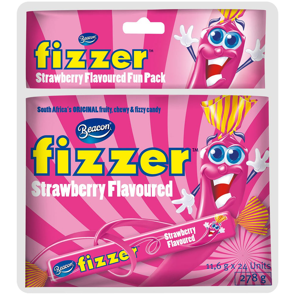 Beacon Fizzer Strawberry Flavoured 24 Units pack – HeadsUp-SA